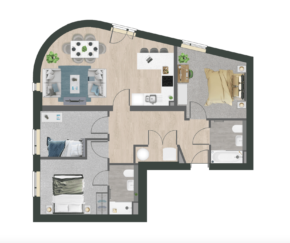 New Rental Homes in Abbey Court, Leeds | Casa by Moda